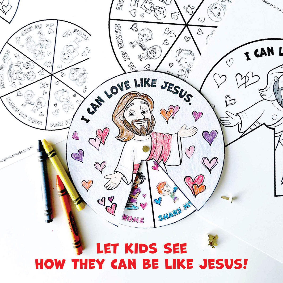 Love Like Jesus Valentine's Day Craft – Ministering Printables