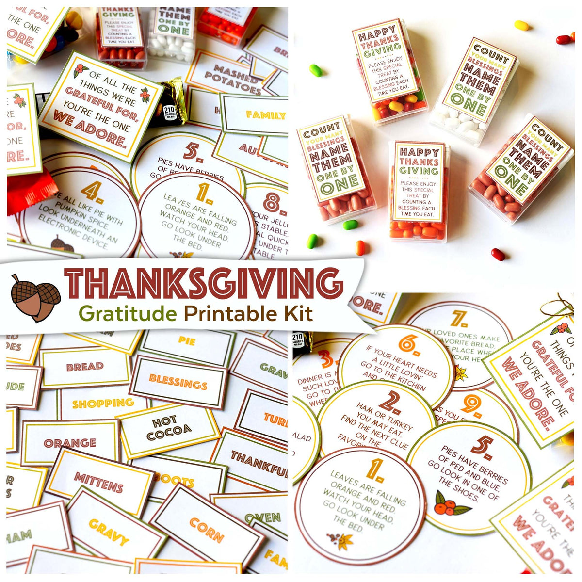 Thanksgiving Gratitude Printable Kit – Ministering Printables