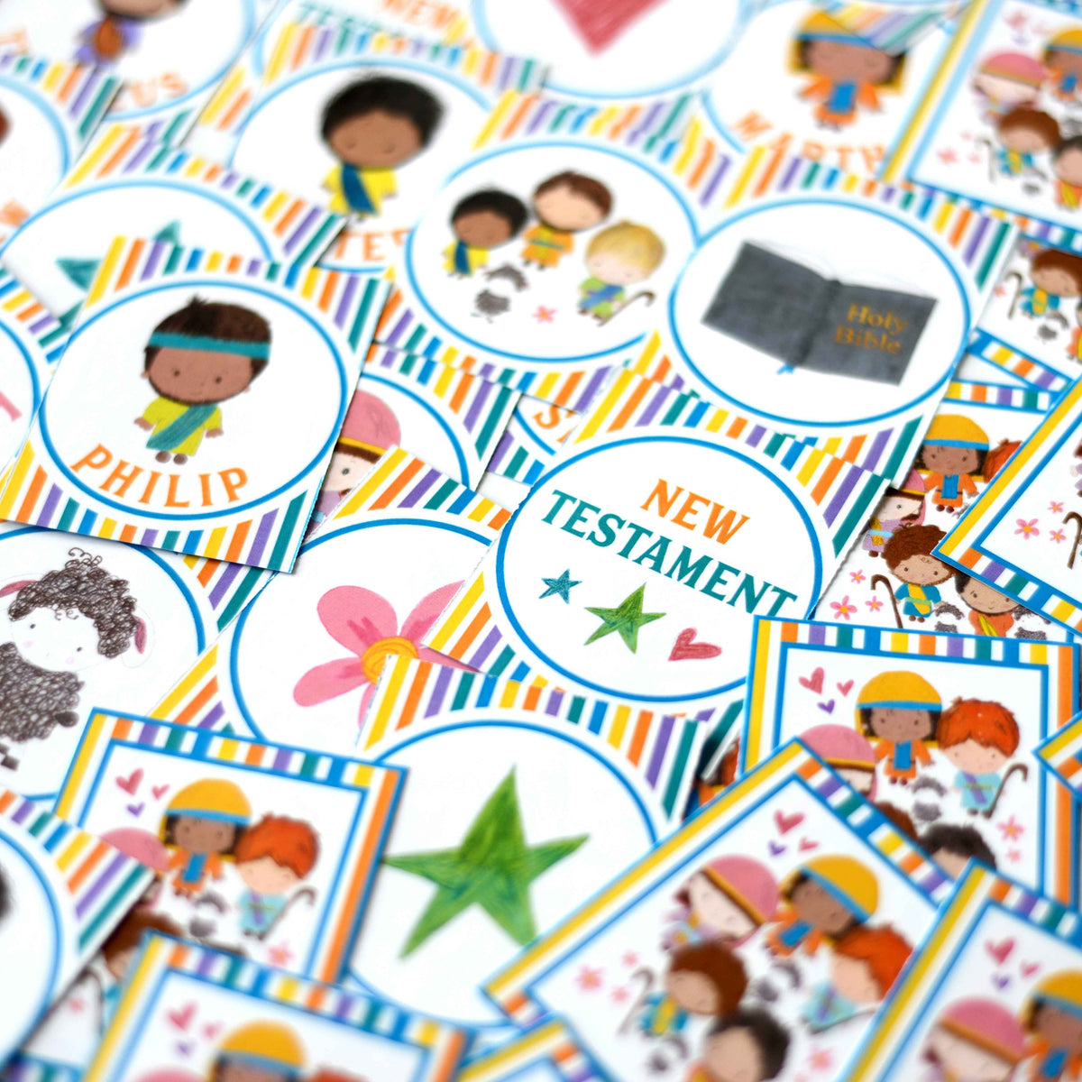 New Testament Memory Printable Game | Bible Game for Kids – Ministering ...