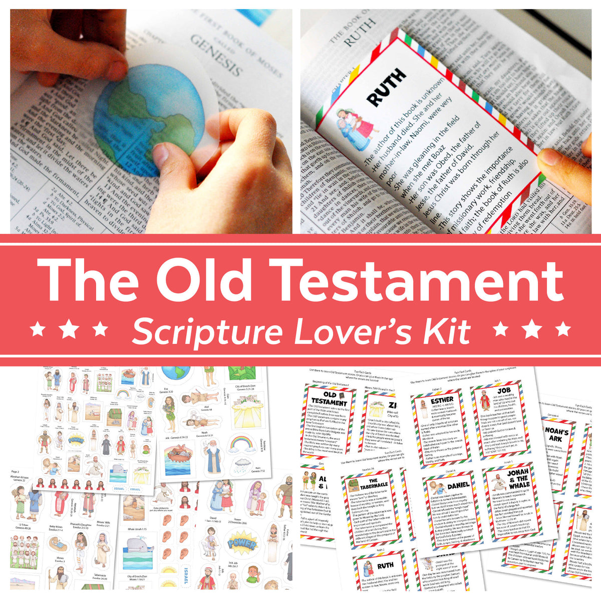 The Scripture Lover's Kit for Old Testament | Scripture Stickers & Old ...