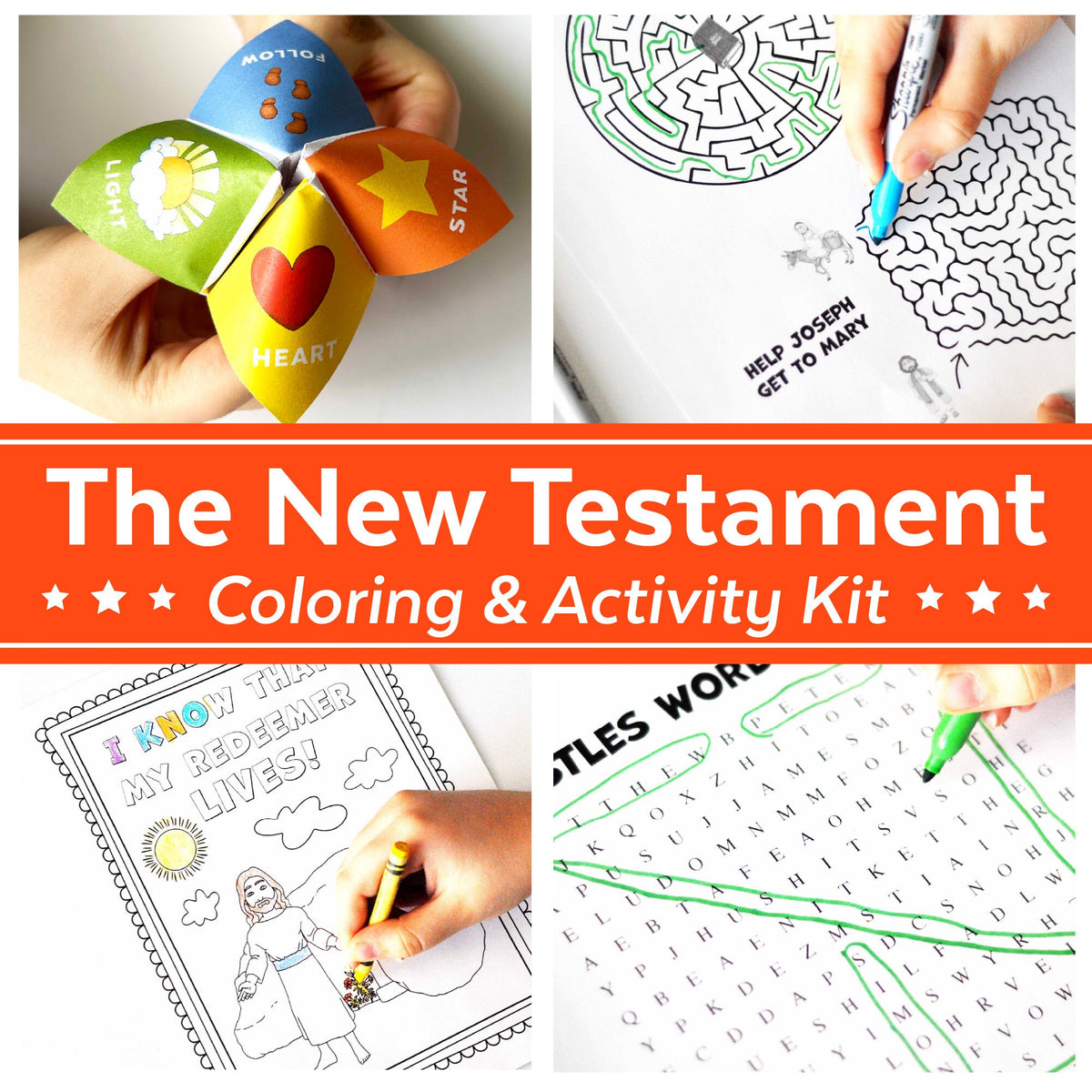 The New Testament Coloring and Activity Kit for Kids – Ministering ...