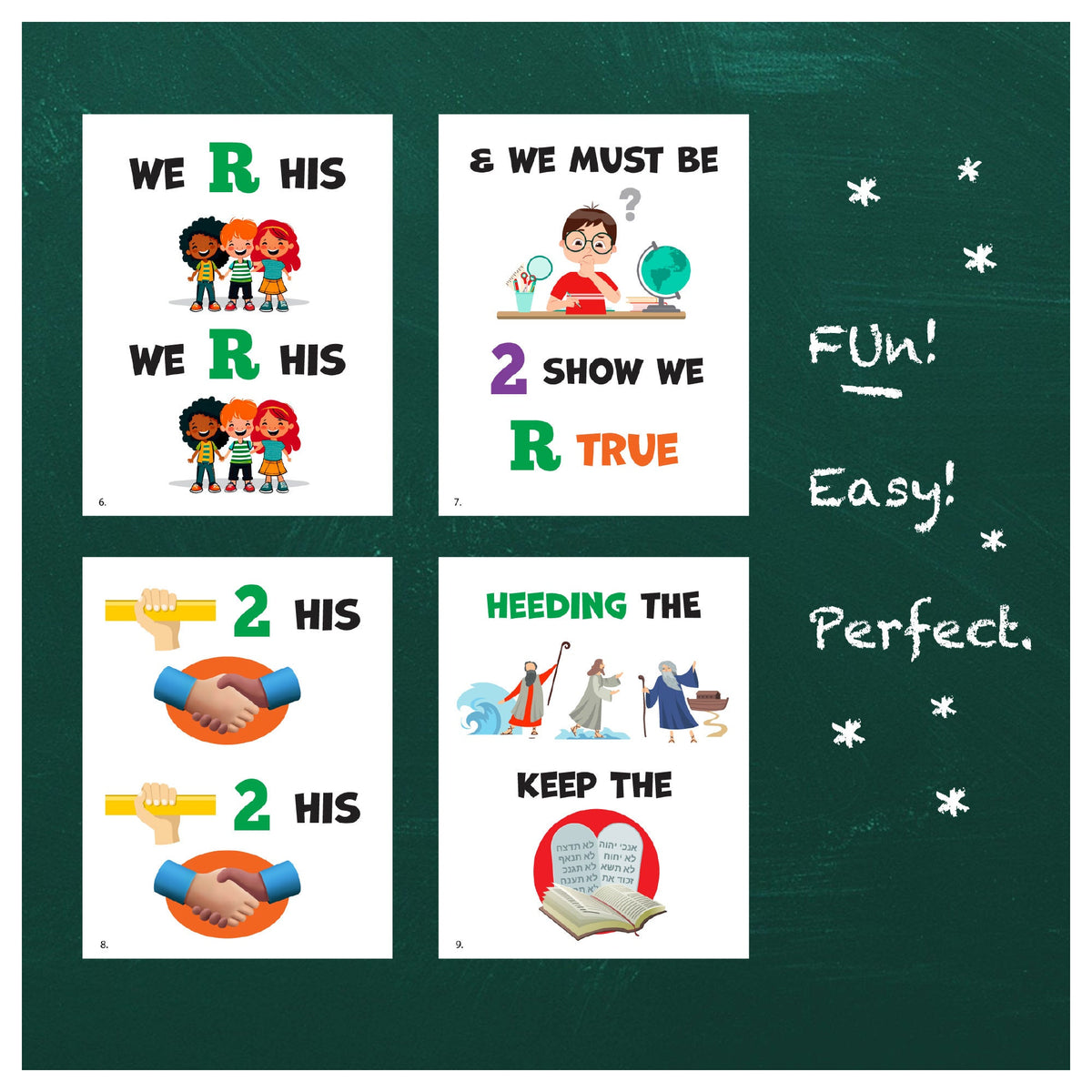 Keep the Commandments | Singing Time Flipchart for Primary Come, Follo – Ministering Printables