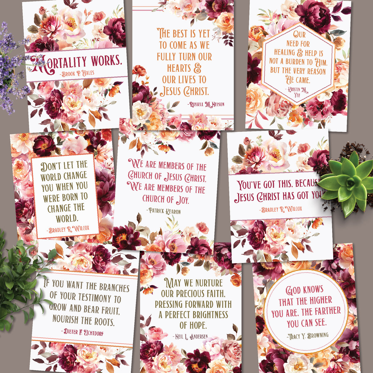 Free General Conference Quote Printables - October 2024 Spring General ...