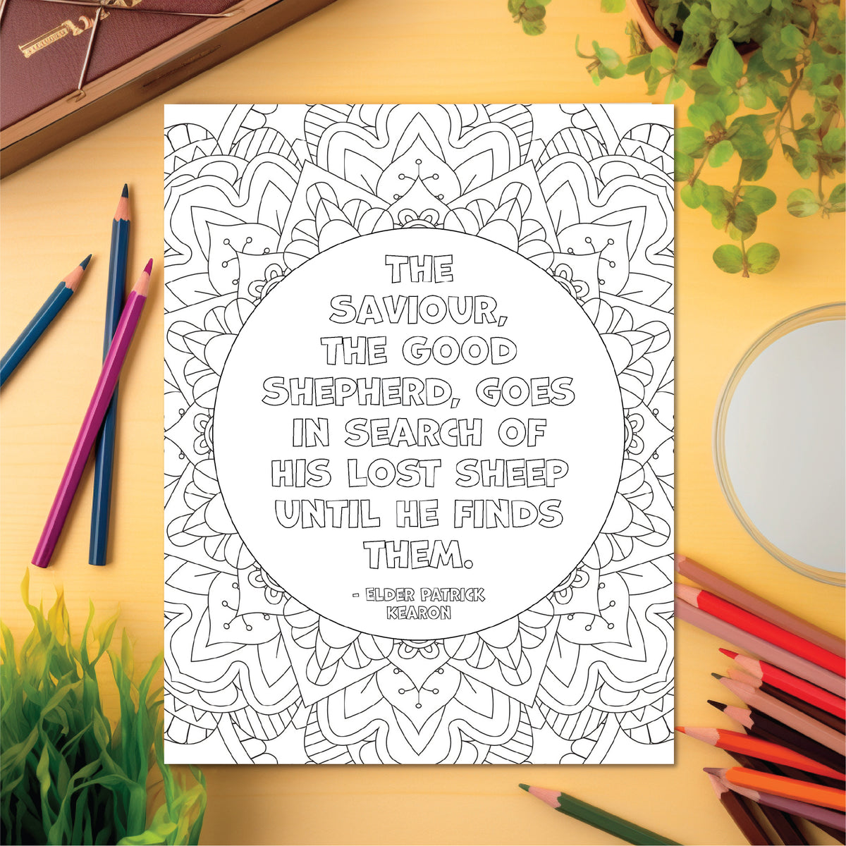 Free Coloring Pages from Elder Kearon's 2024 General Conference Talk ...
