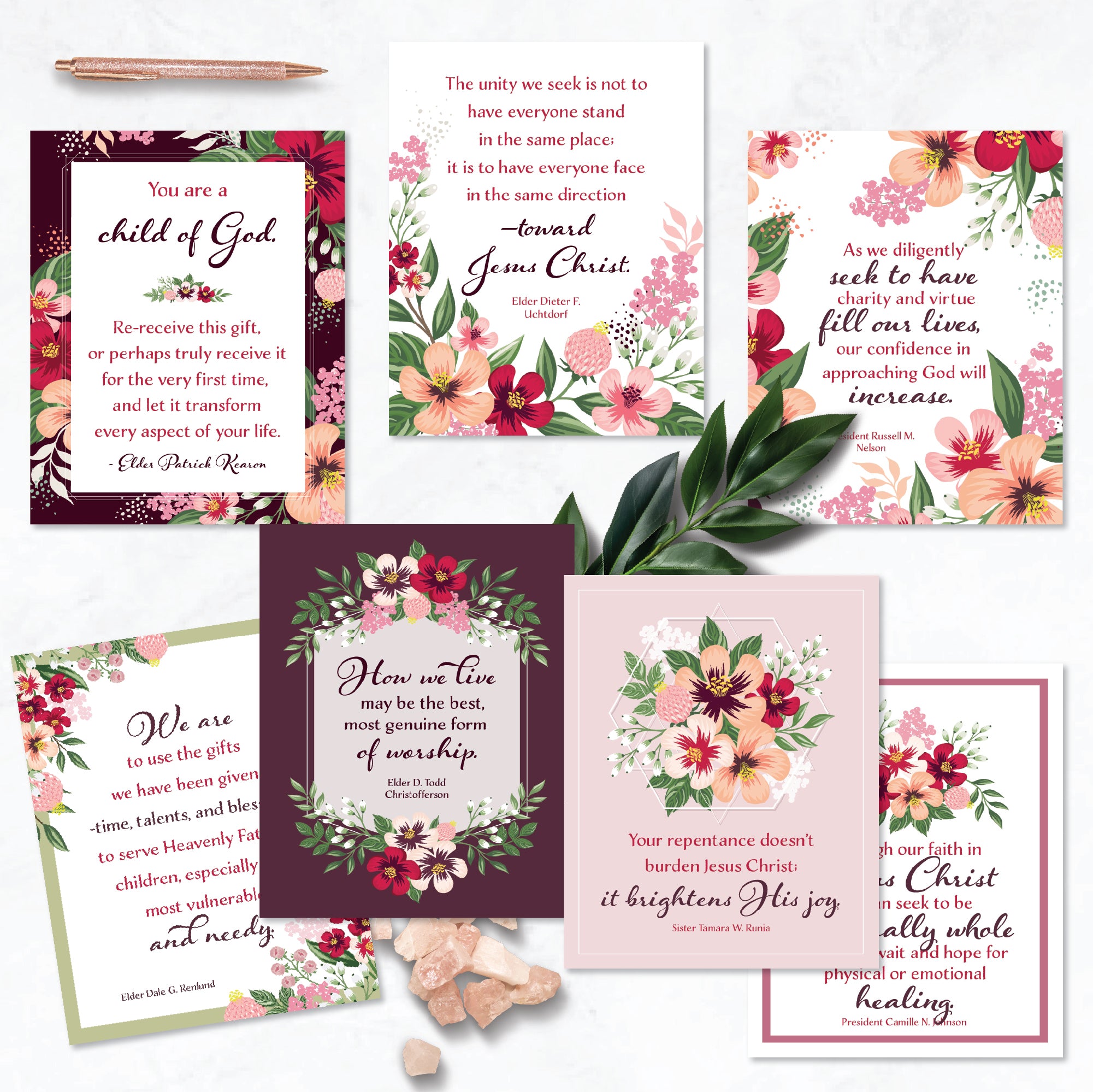 April 2025 Spring General Conference Free Quote Printables ...