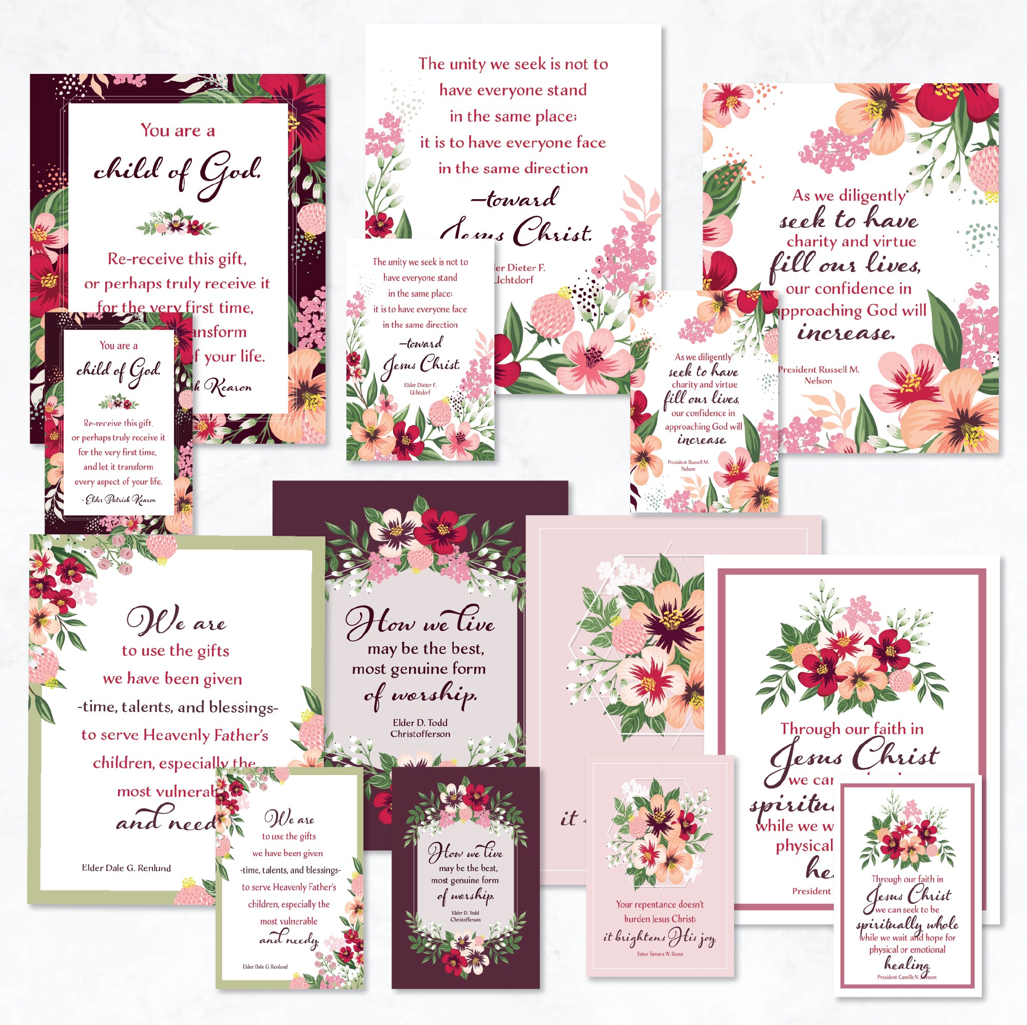 April 2025 Spring General Conference Free Quote Printables ...