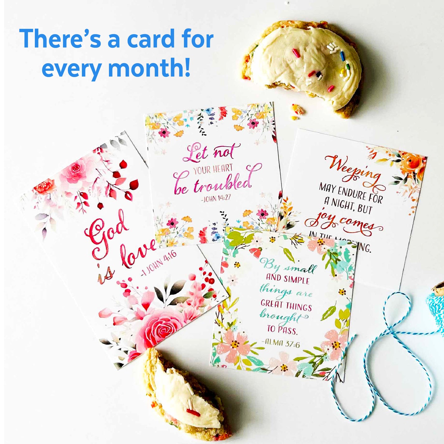 Monthly Ministering Cards for Primary, Relief Society, & Young Women ...