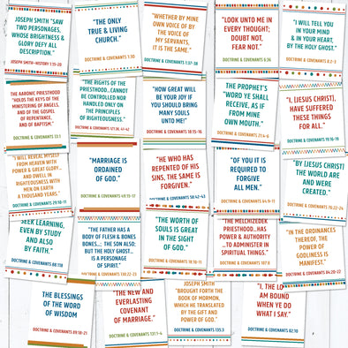 Doctrine & Covenants LDS Seminary Doctrinal Mastery Posters ...