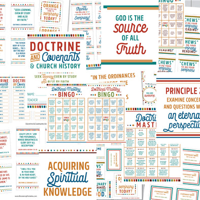Doctrine & Covenants Seminary Printable Kit – Ministering Printables