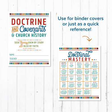 Doctrine & Covenants Seminary Printable Kit – Ministering Printables