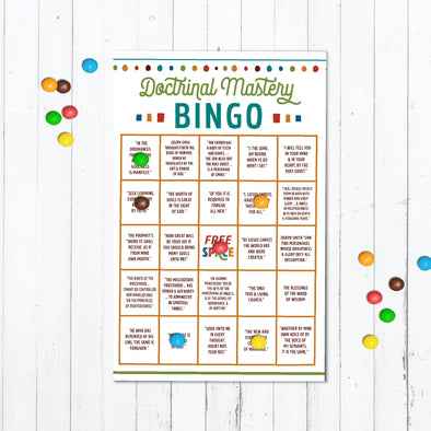 Doctrine and Covenants LDS Seminary Doctrinal Mastery BINGO Game ...