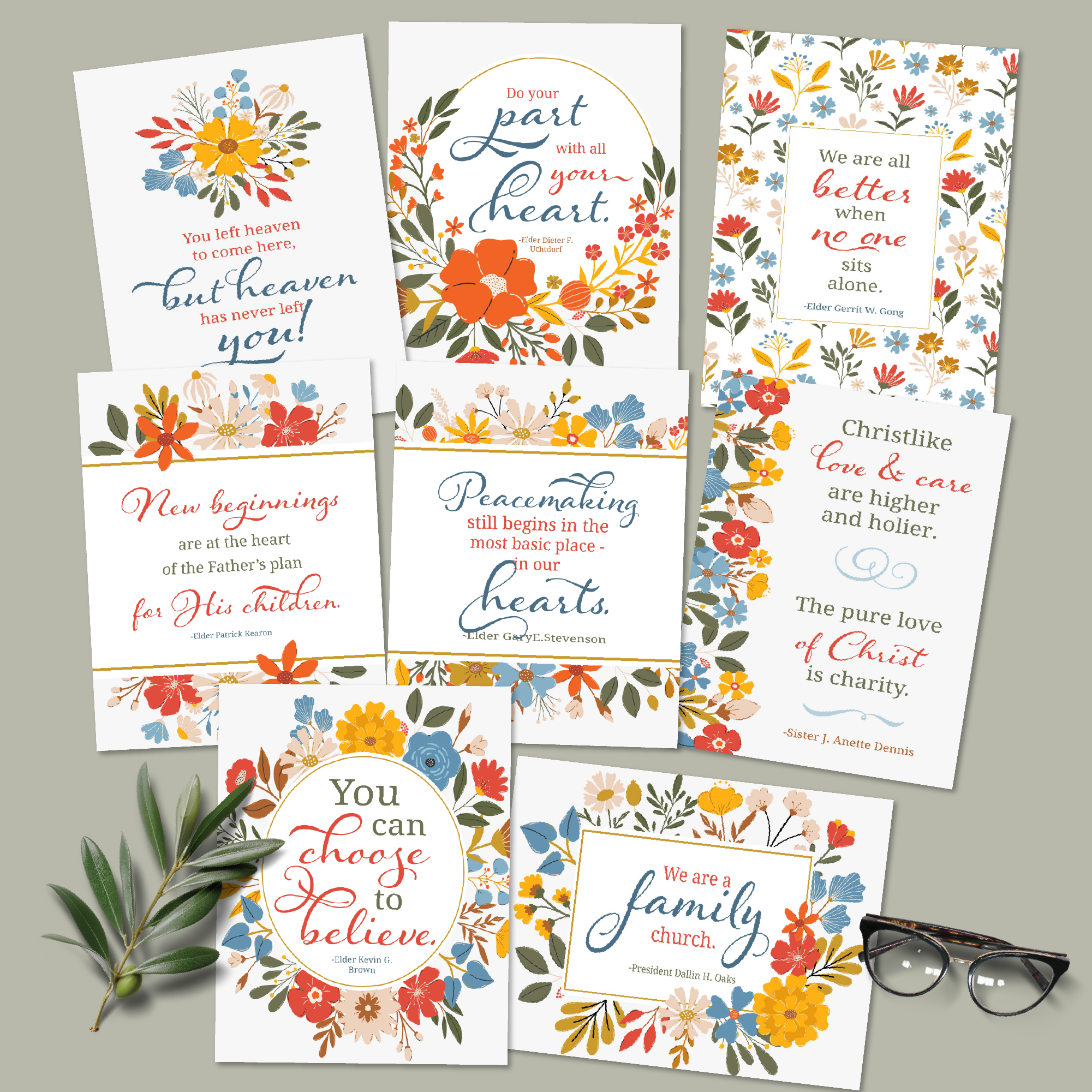 Free October 2025 LDS General Conference Quote Printables – Uplifting ...