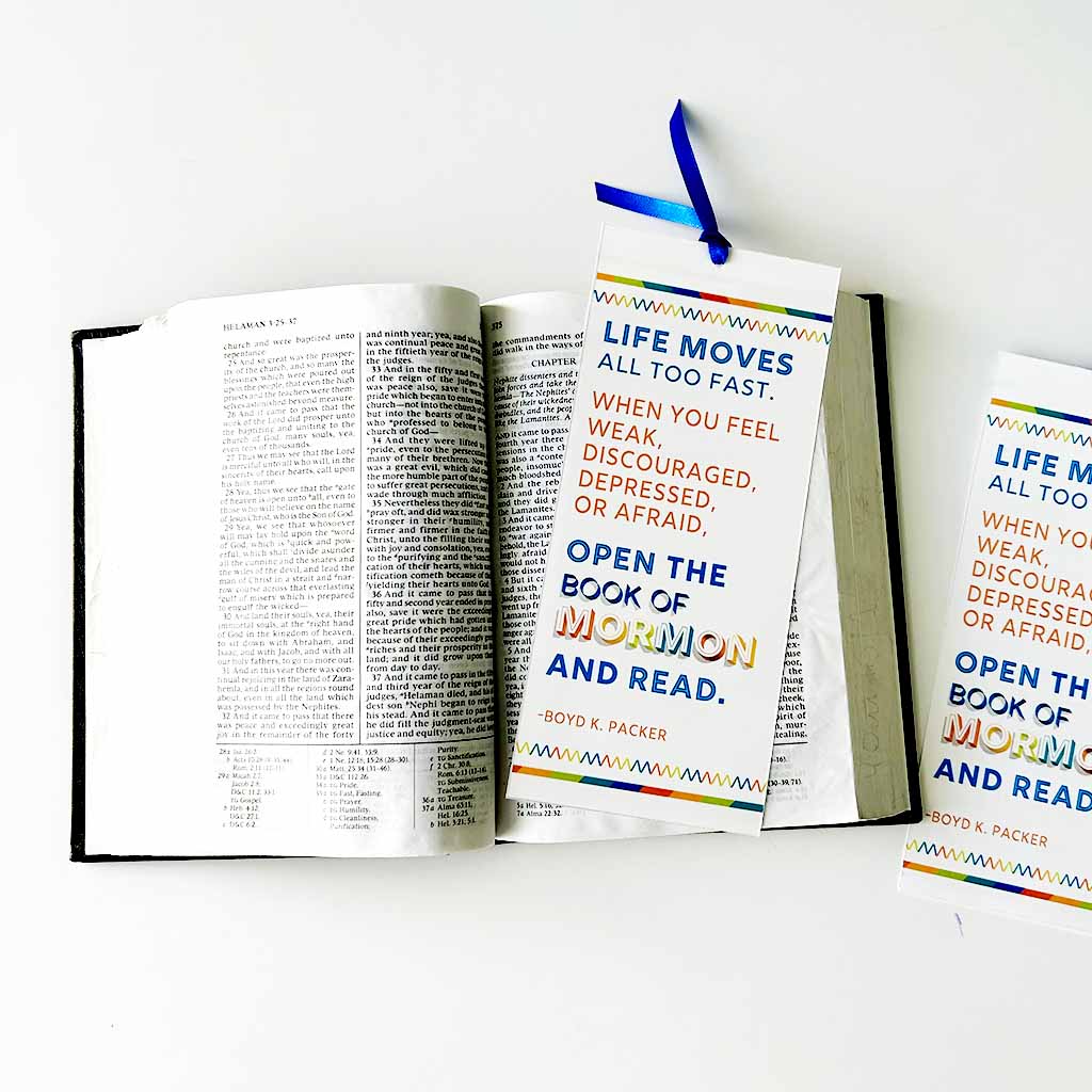 LDS Seminary Book of Mormon Bookmarks – Ministering Printables