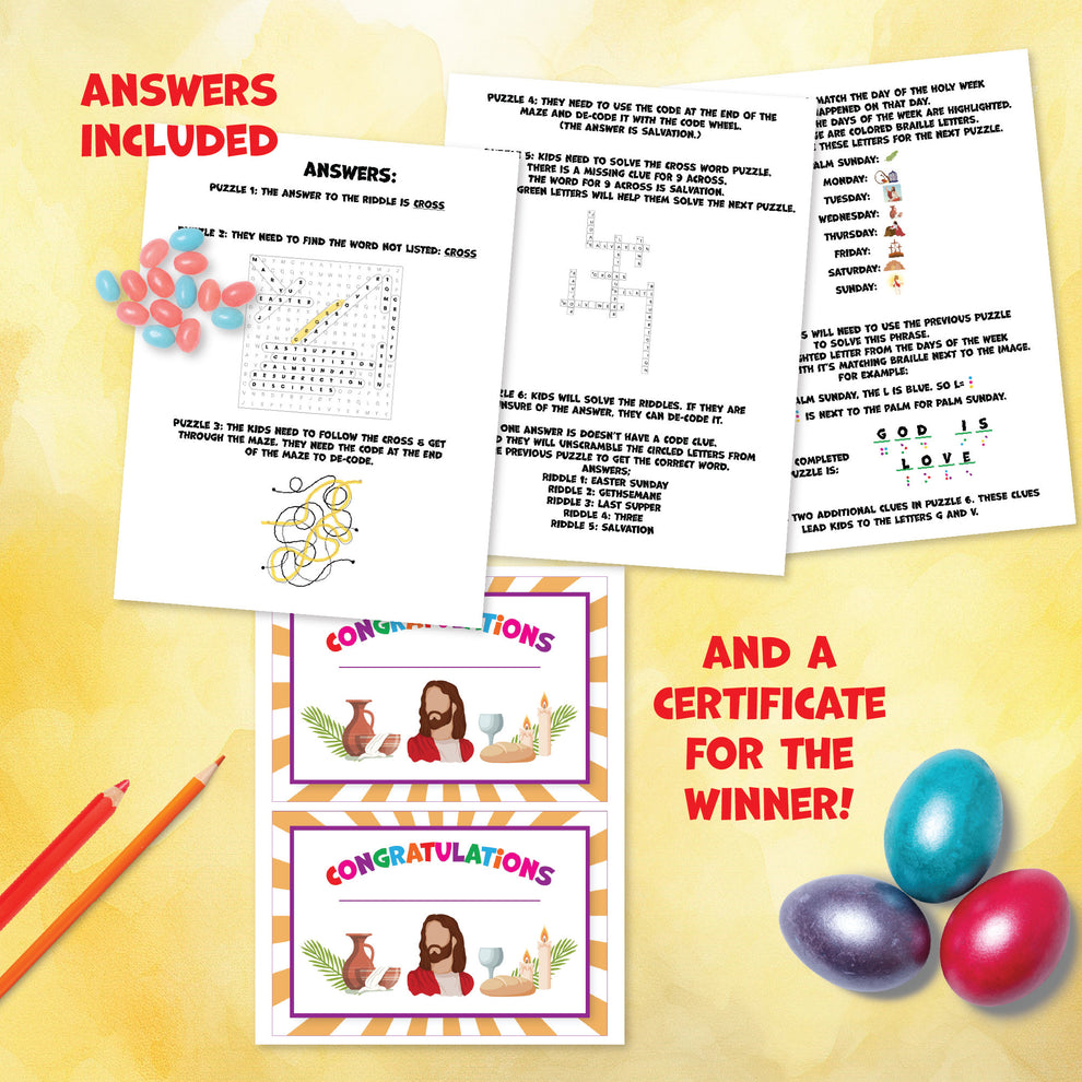 Easter Escape Room | Bible Kids and Family Printable Game – Ministering ...