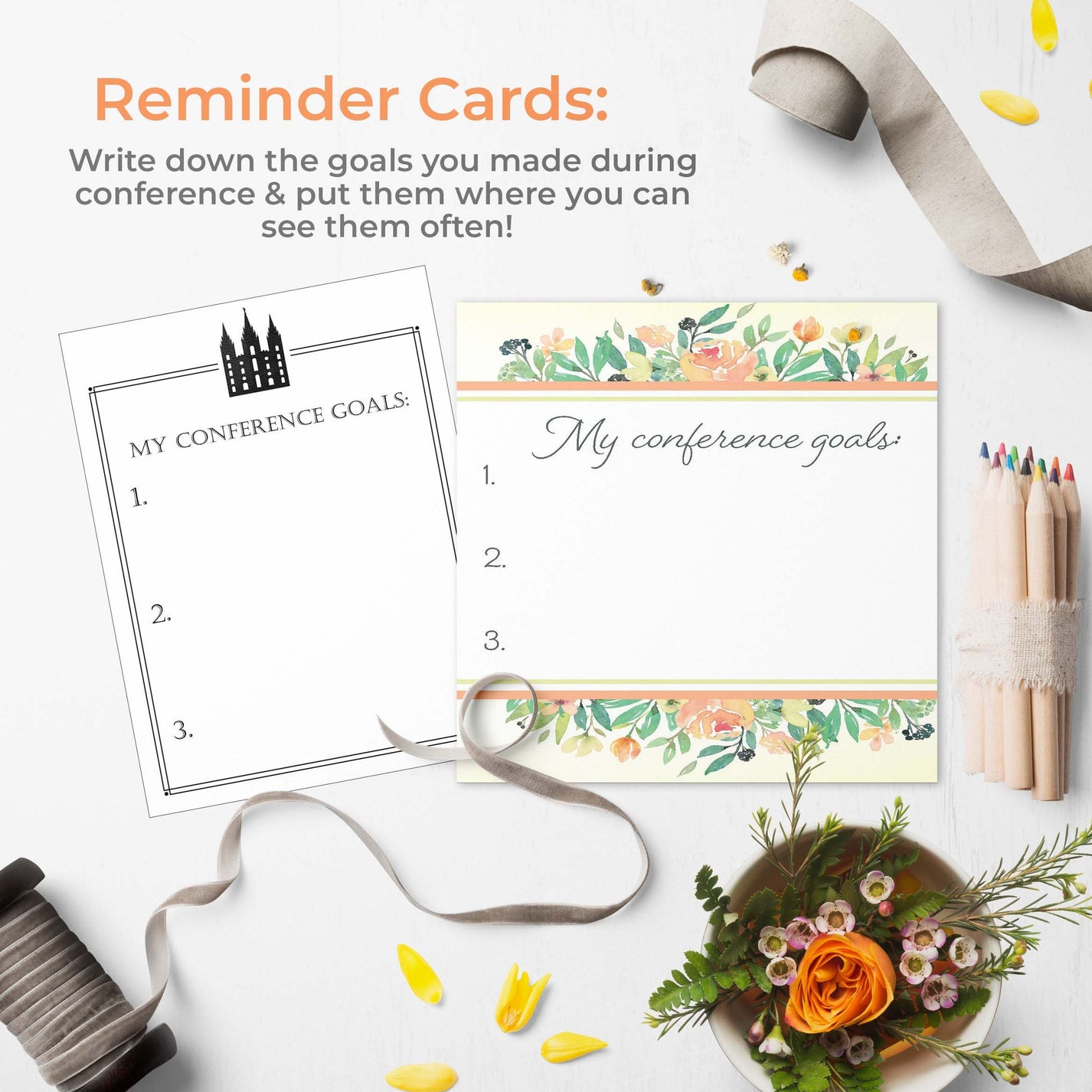 April 2025 LDS General Conference Journal Kit - Spring General Confere ...