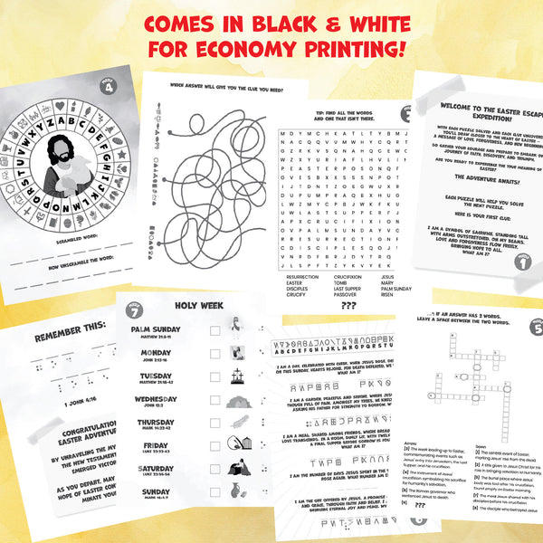 Easter Escape Room | Bible Kids and Family Printable Game – Ministering ...
