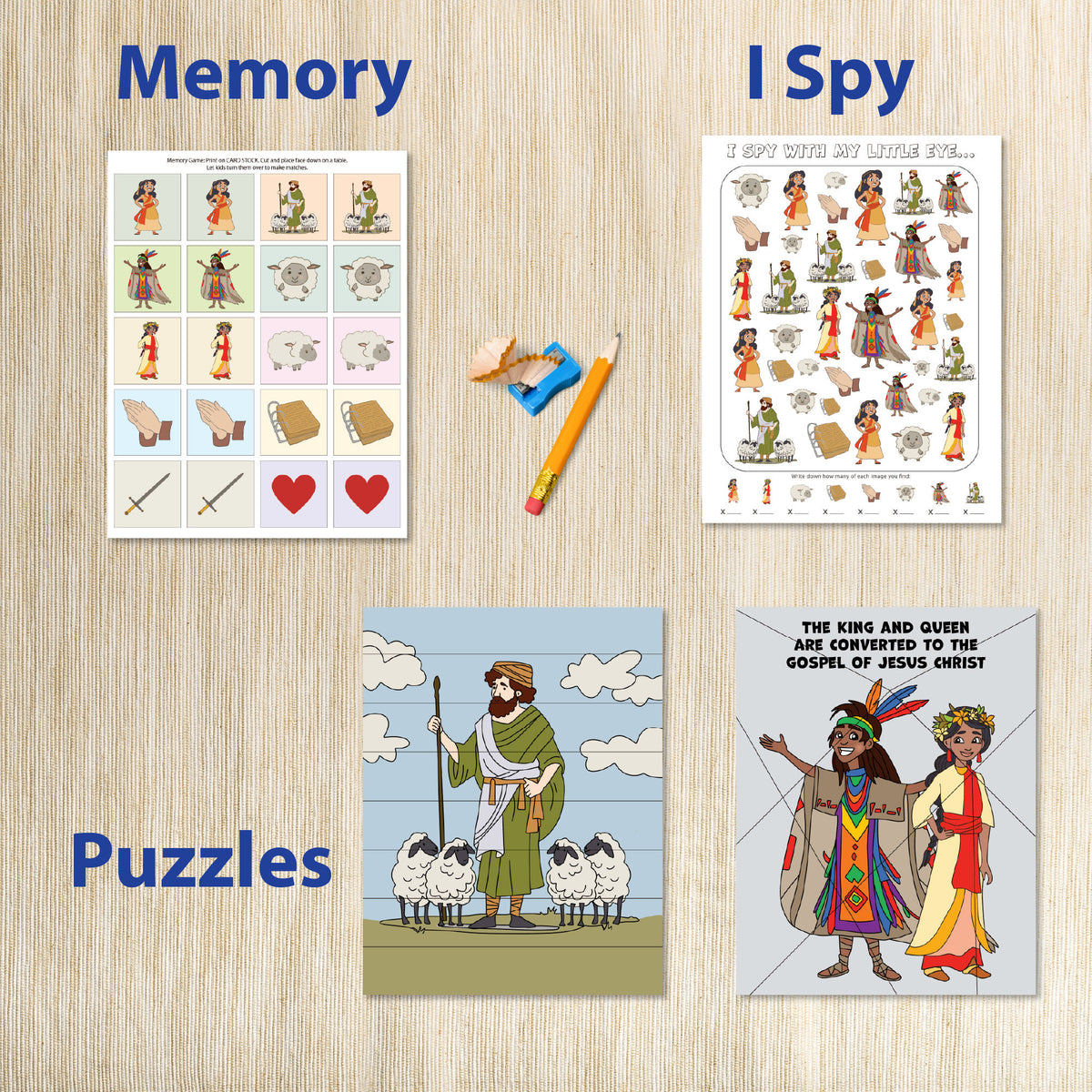Ammon Book of Mormon Activity Bundle for kids 3-7 – Ministering Printables