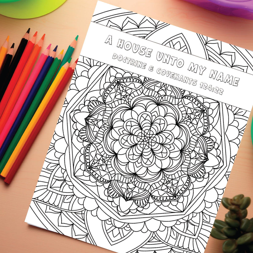 2025 Latter-day Saint Coloring Pages for Come, Follow Me Doctrine and ...