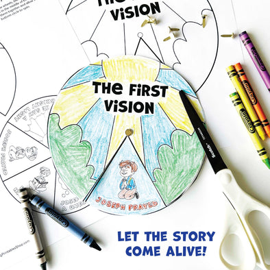 First Vision Wheel Activity Craft - LDS Church History Activity ...