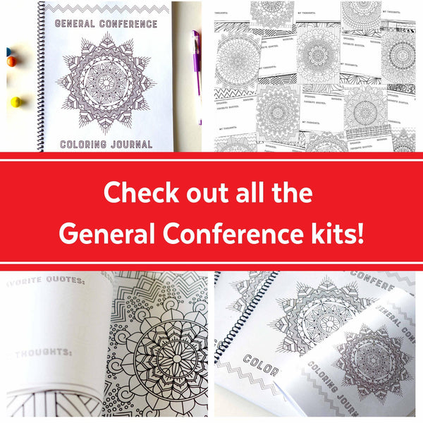 April 2025 LDS General Conference Journal Kit - Spring General Confere ...