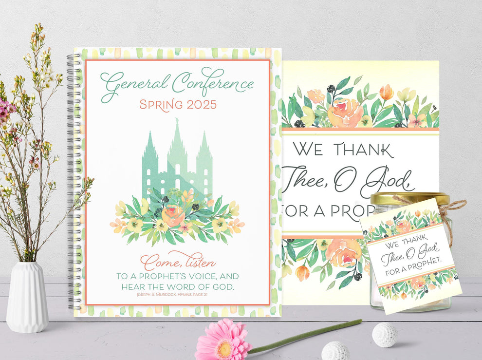 April 2025 LDS General Conference Journal Kit - Spring General Confere ...