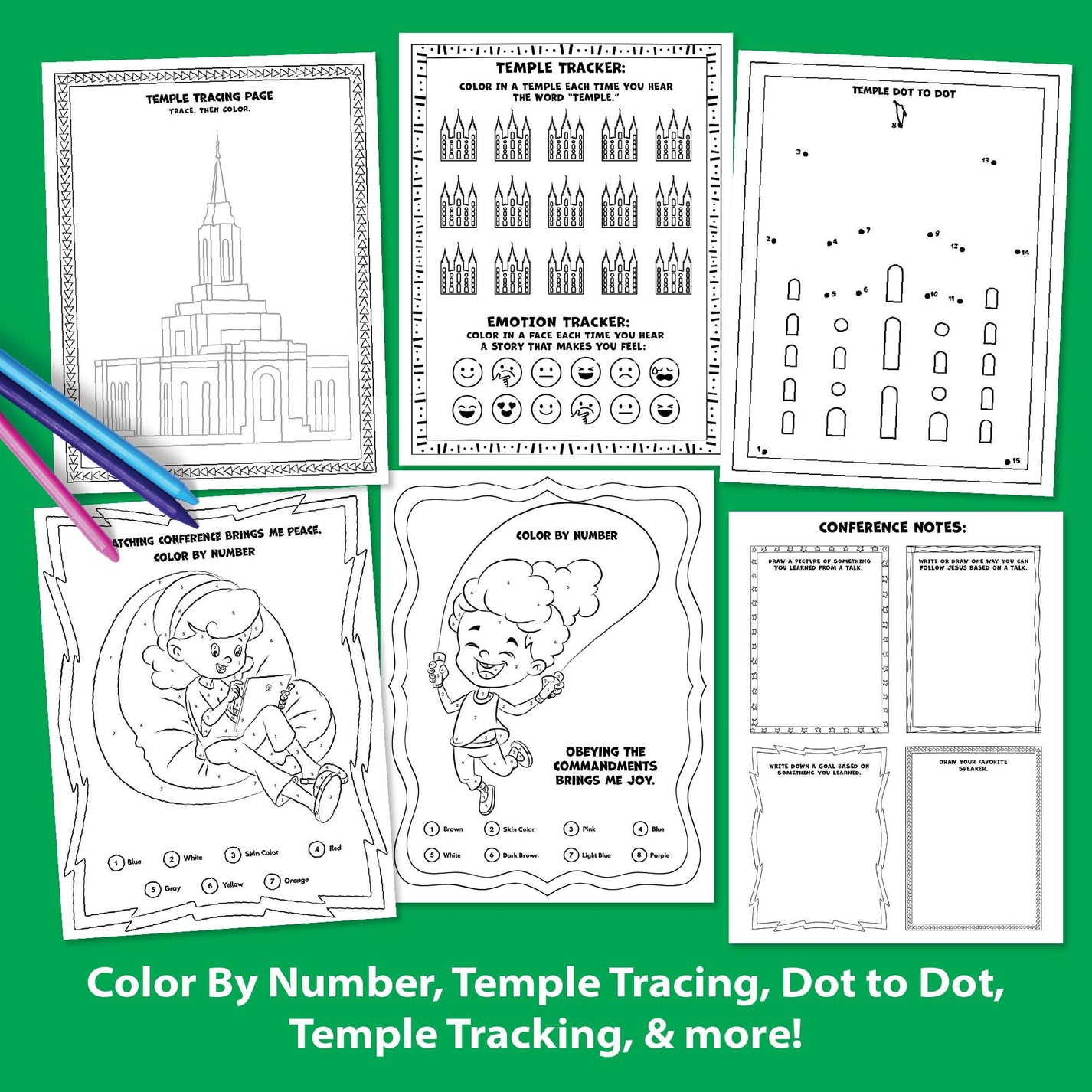 LDS General Conference Kids Activity MEGA Bundle – Ministering Printables