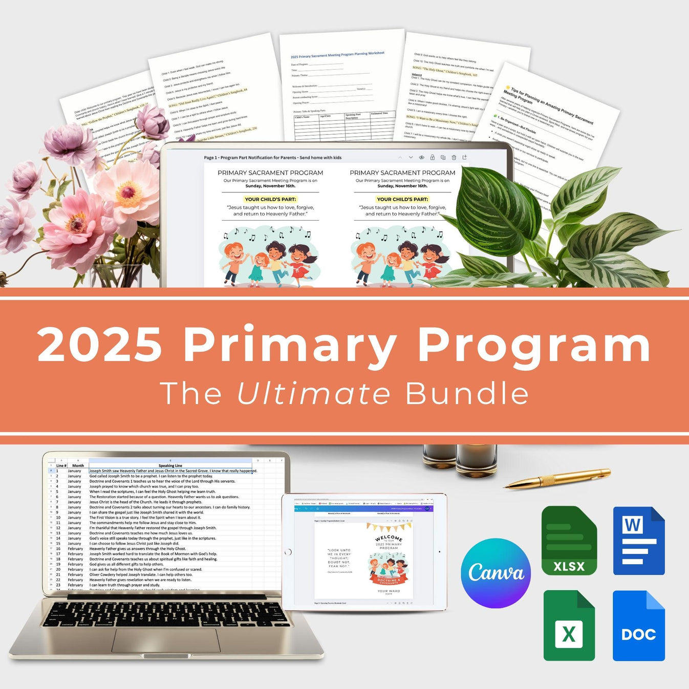LDS Primary Program Script | Customizable 2025 Presentation Outline ...
