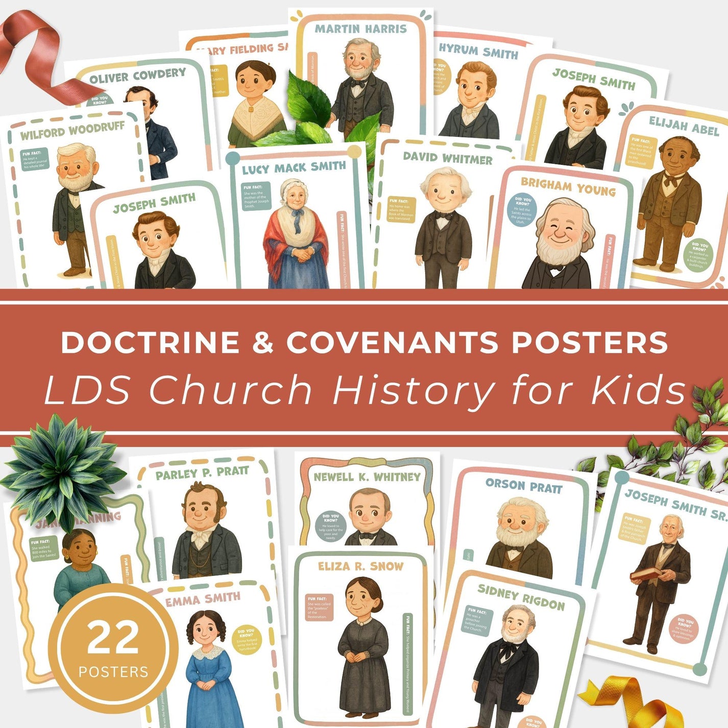 Doctrine and Covenants Posters – LDS Church History Prints for Kids ...