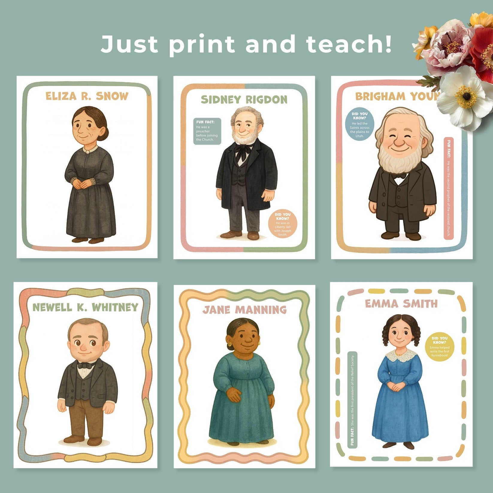 Doctrine and Covenants Posters – LDS Church History Prints for Kids ...