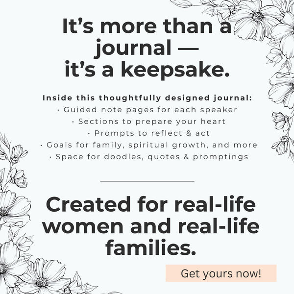 LDS General Conference Journal: LDS Study Guide, Editable With Canva ...