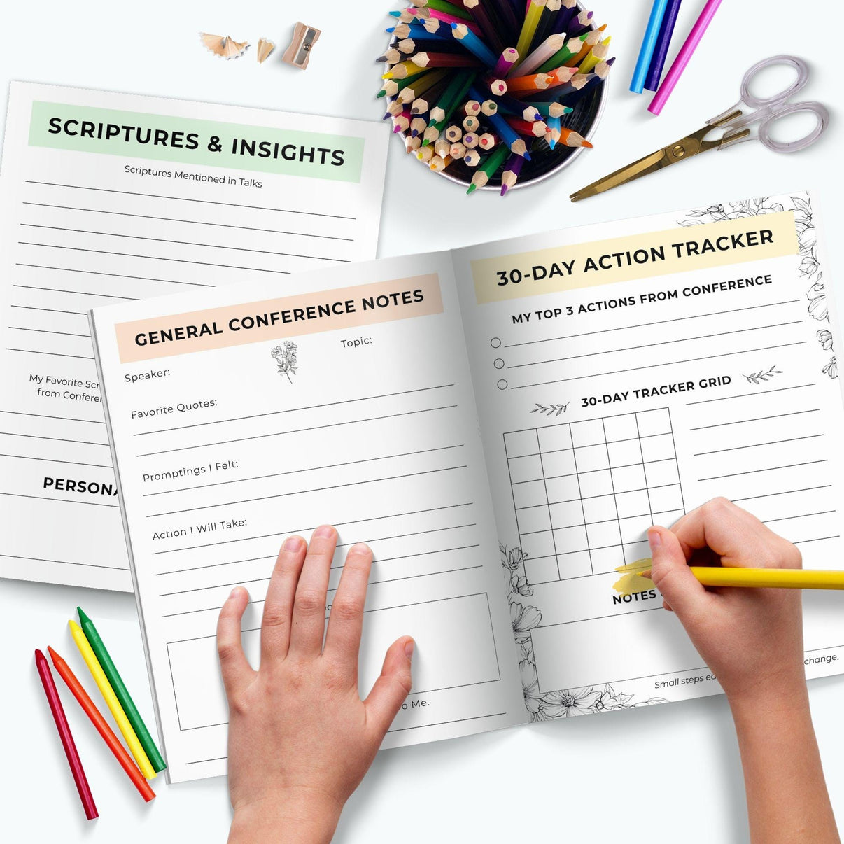 LDS General Conference Journal: LDS Study Guide, Editable With Canva ...