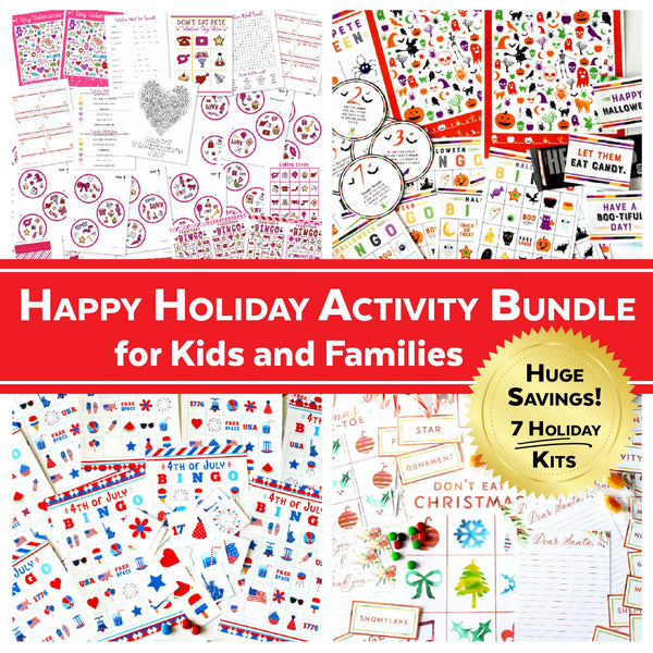 Happy Holiday Activity Bundle for Kids and Families – Ministering ...