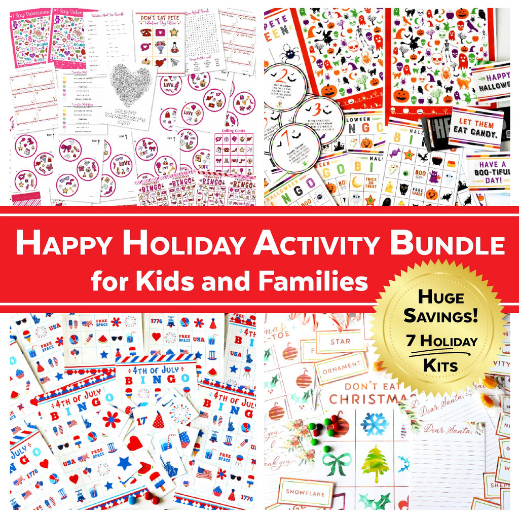 Happy Holiday Activity Bundle for Kids and Families – Ministering ...