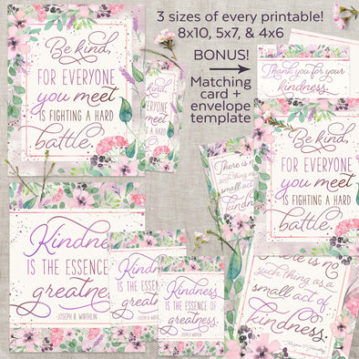 The Kindness Collection Printable Kit – Ministering Printables