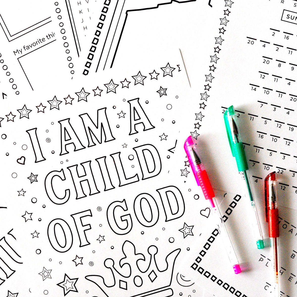 Sunday Activity Book {Printable Activity Booklet} – Ministering Printables