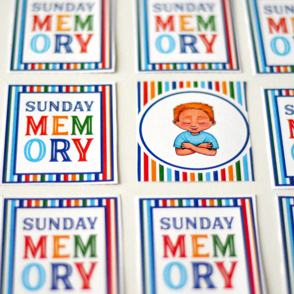 Sunday Memory Printable Game – Ministering Printables