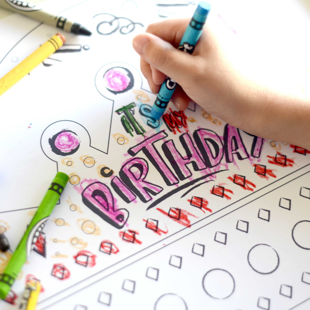Birthday Crown and Balloon Printable Kit – Ministering Printables