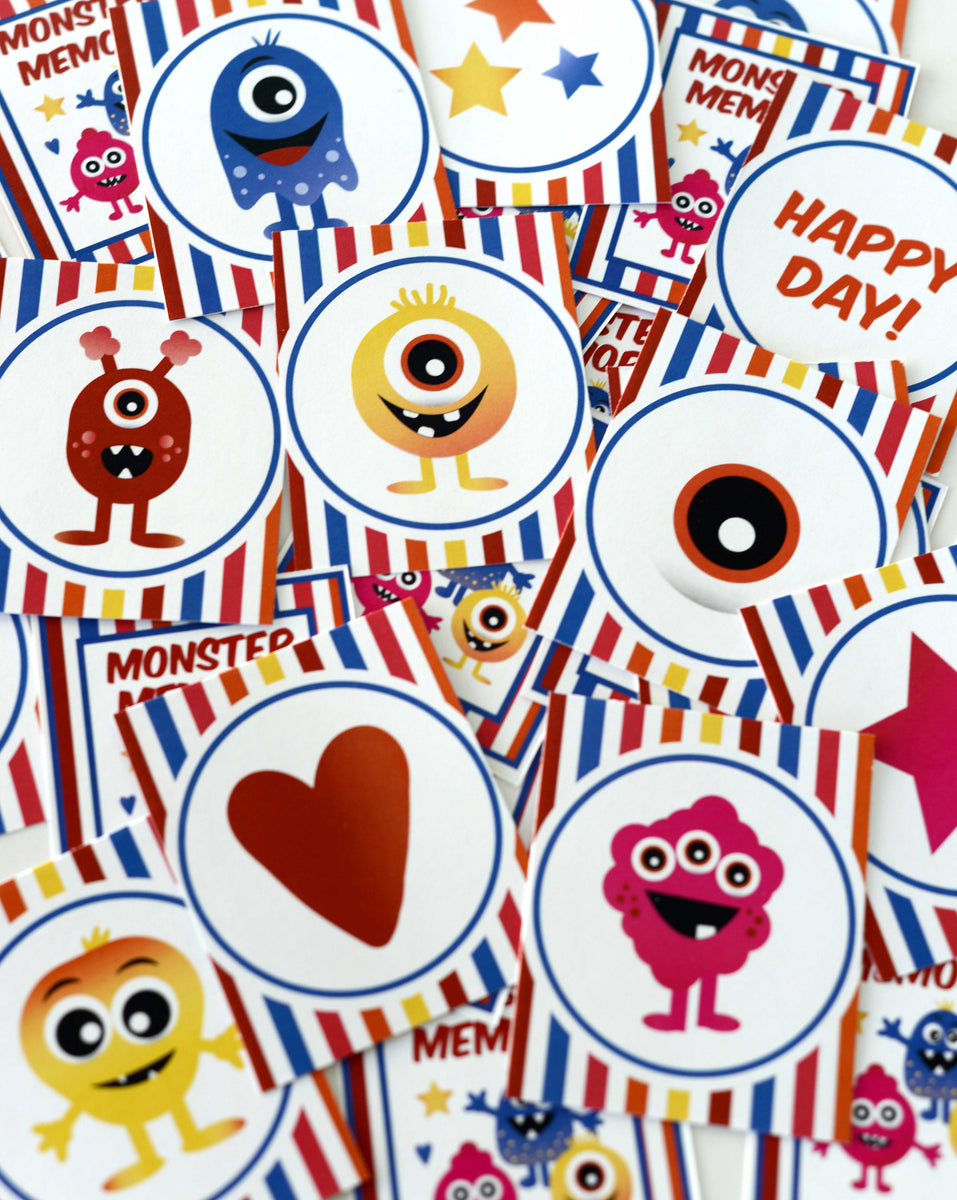 Monster Memory Printable Game – Ministering Printables