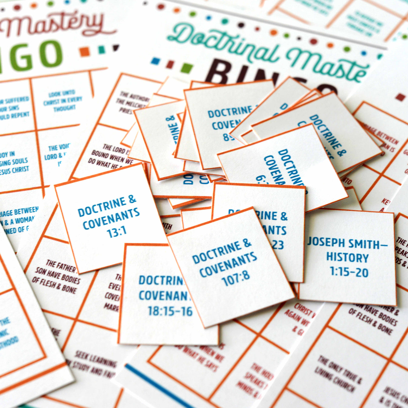Doctrine and Covenants LDS Seminary Doctrinal Mastery BINGO Game ...