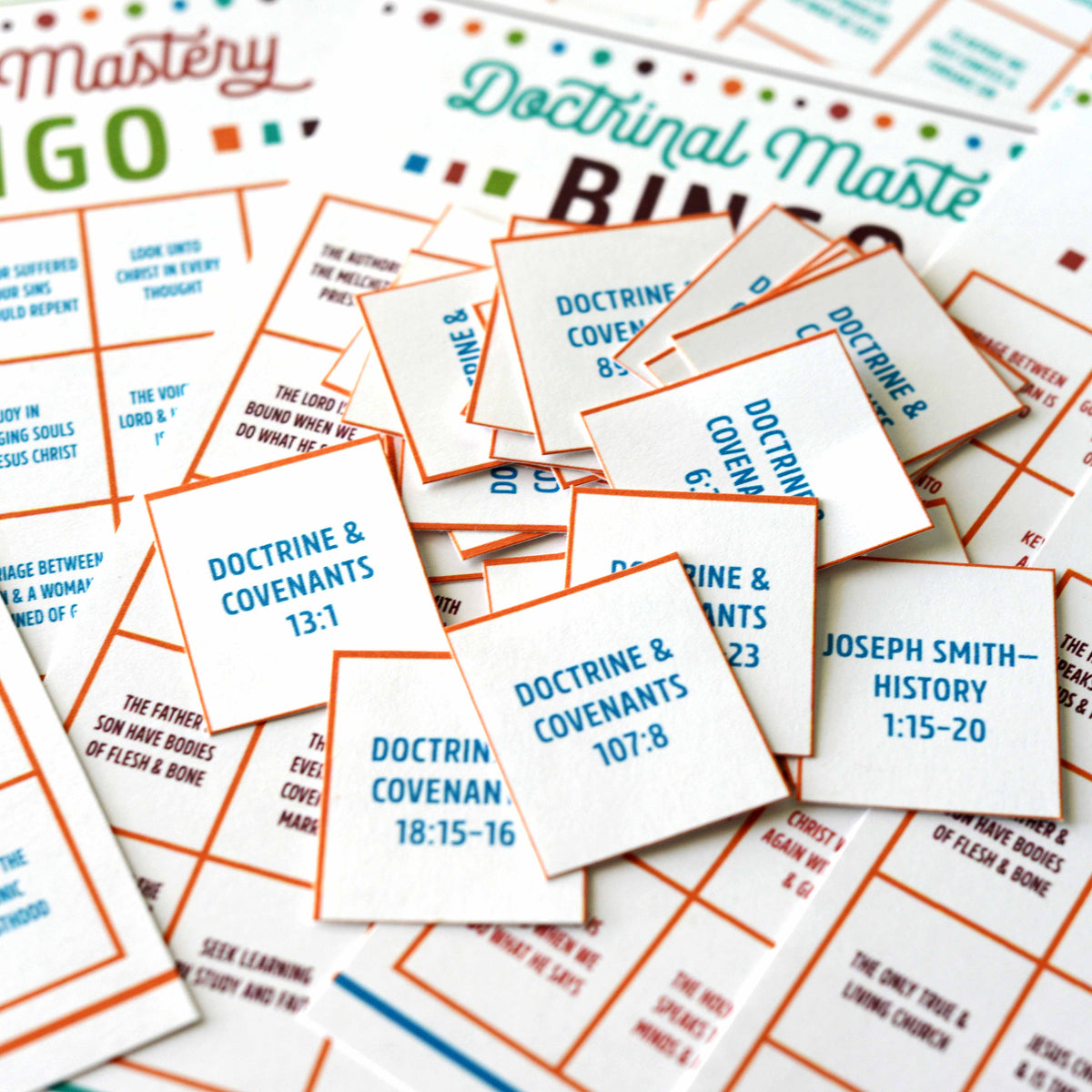 Doctrine and Covenants Seminary Doctrinal Mastery BINGO Game ...