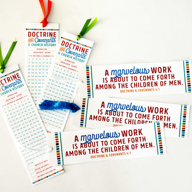 Doctrine and Covenants LDS Seminary Bookmarks – Ministering Printables