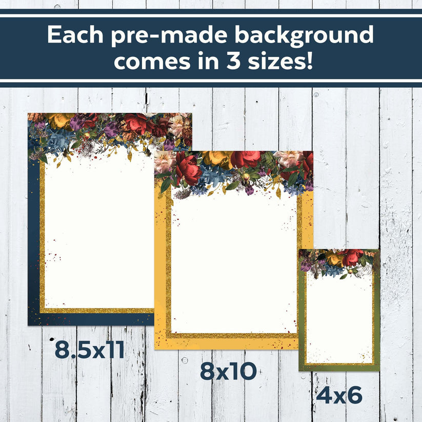 Background Templates | Pre-Made Printable Backgrounds – Ministering ...