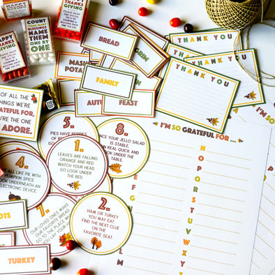 Thanksgiving Gratitude Printable Kit – Ministering Printables