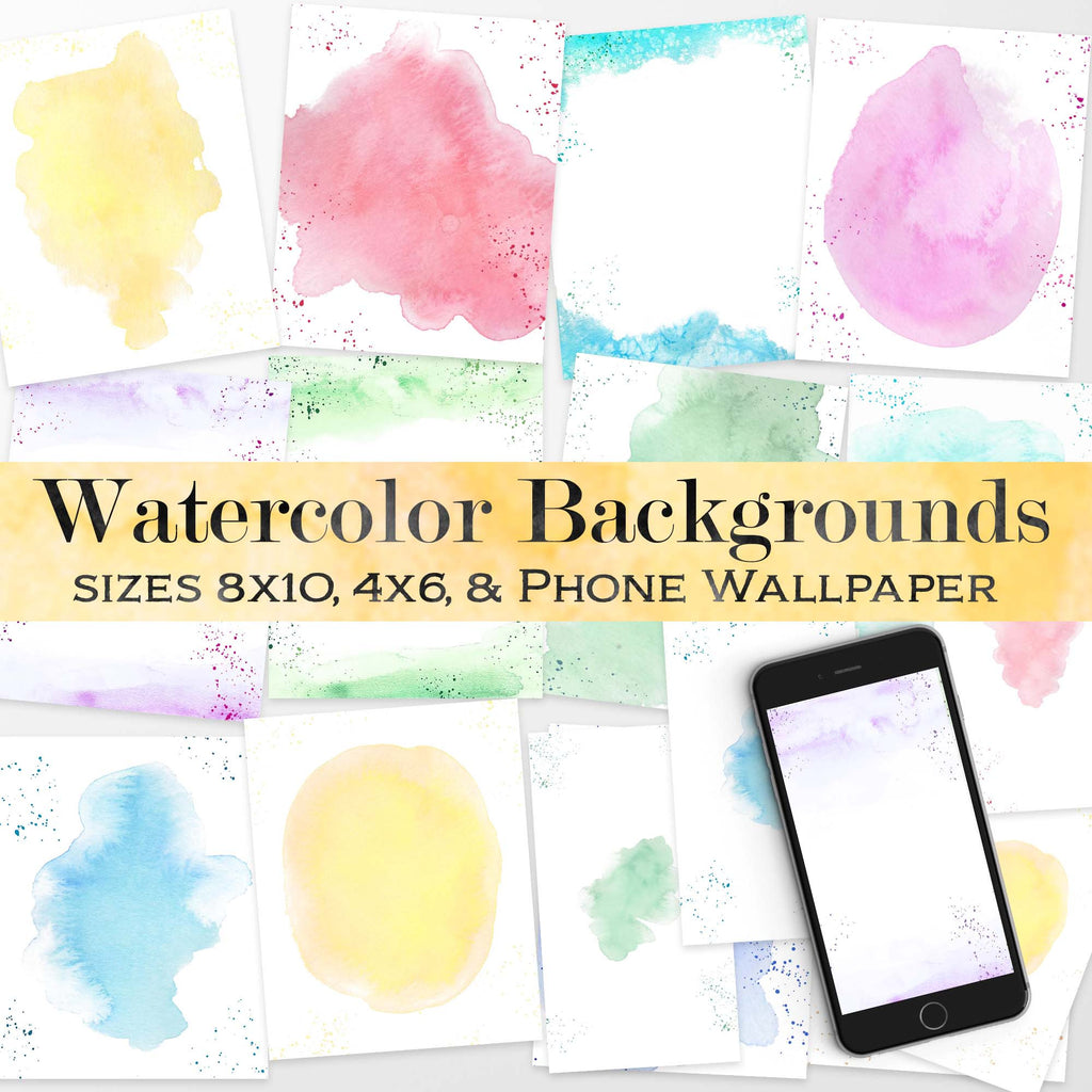 Watercolor Backgrounds | Pre-made Watercolor Templates – Ministering ...
