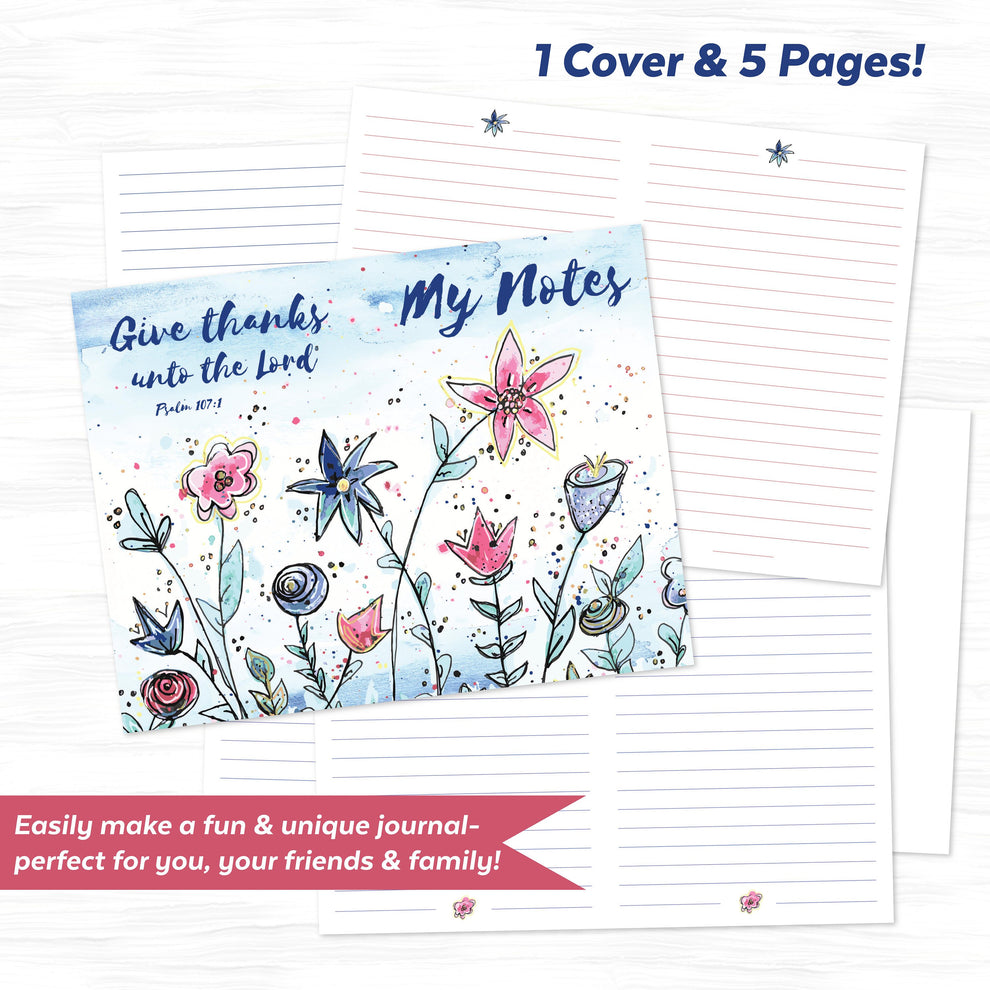 Personal Notes Gratitude Journal Printable Kit – Ministering Printables