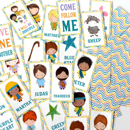 New Testament Go Fish Printable Game | Bible Game For Kids ...