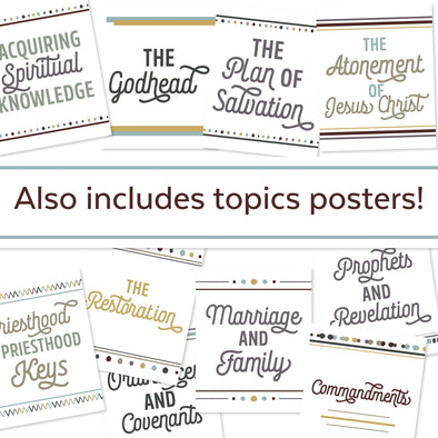New Testament Seminary Doctrinal Mastery Posters | LDS Seminary Doctri ...
