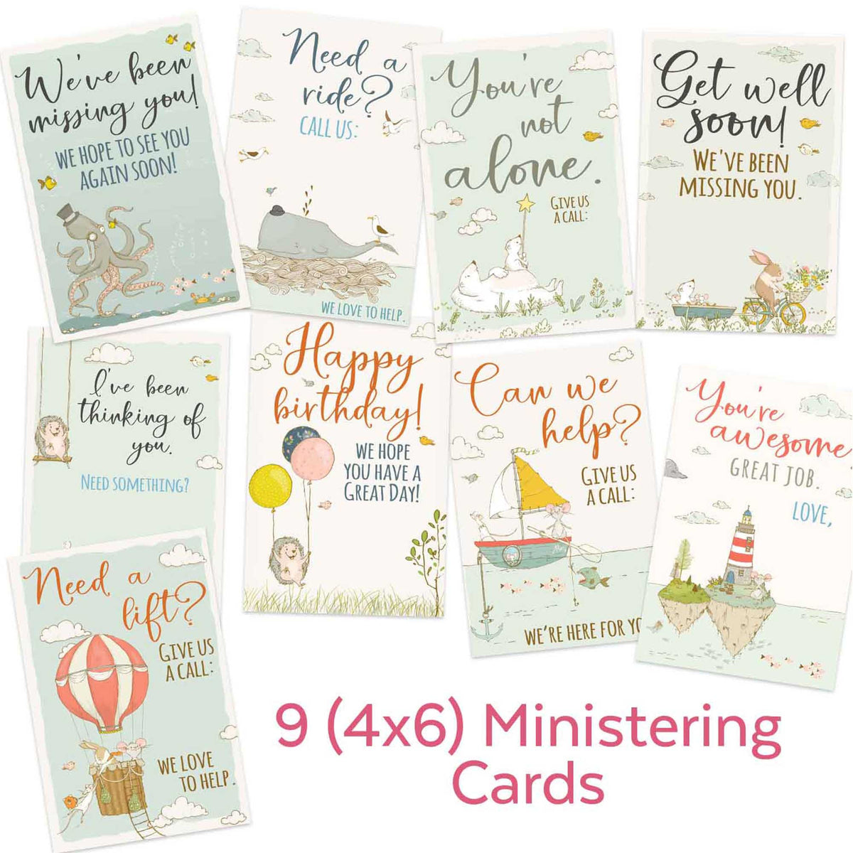 Latter-day Saint Ministering Cards for Primary, Relief Society, & Youn ...