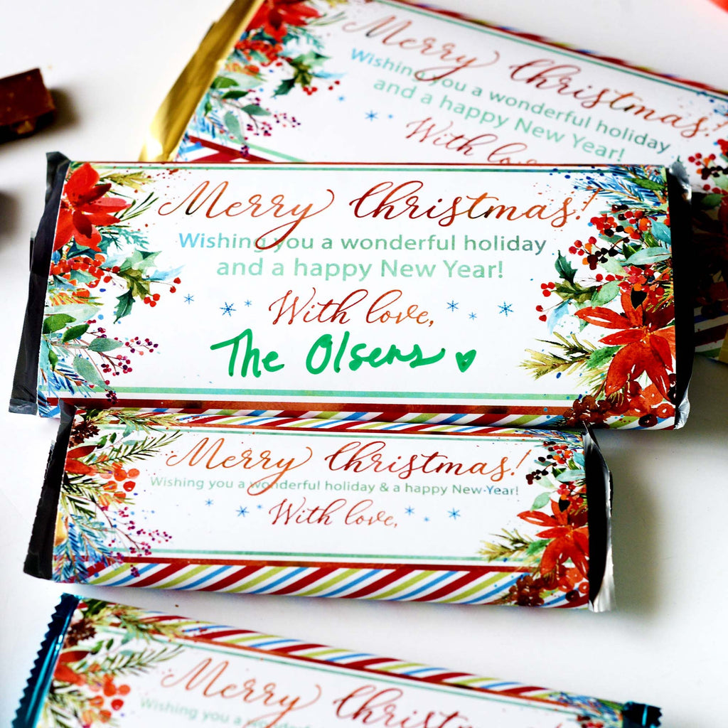 Christmas Chocolate Candy Bar Wrapper – Ministering Printables