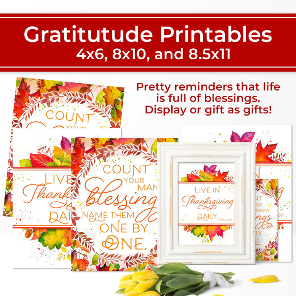 Gratitude Tradition Printable Kit | Thanksgiving Tradition Printable K ...